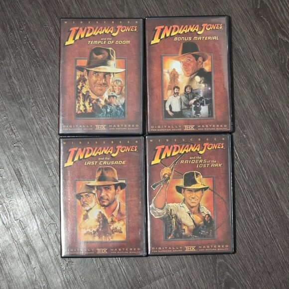 Media | The Adventures Of Indiana Jones Complete 4 Dvd Set Movie Box ...